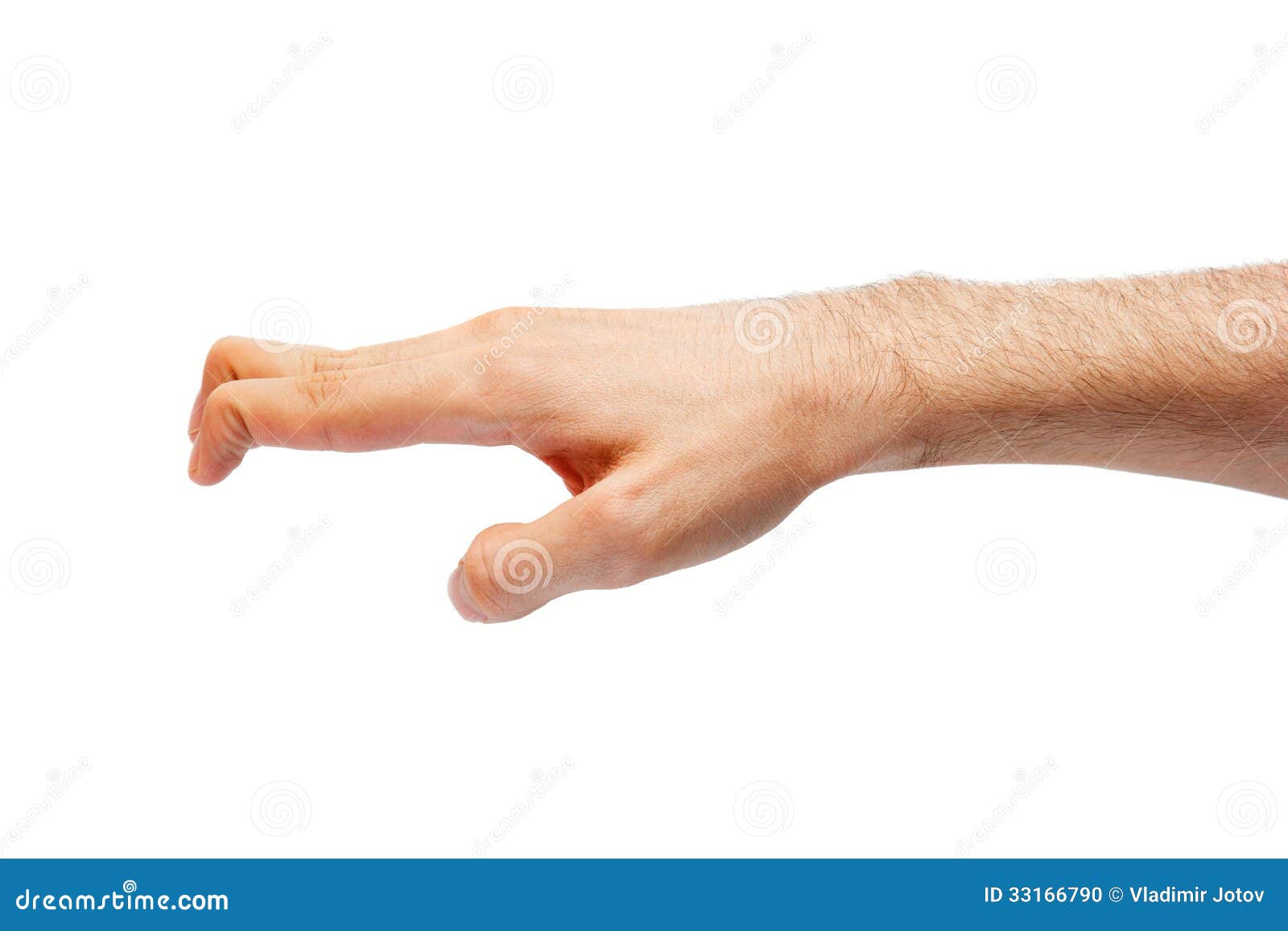 Hand Making a Scratching Gesture. Stock Photo - Image of opening, white ...