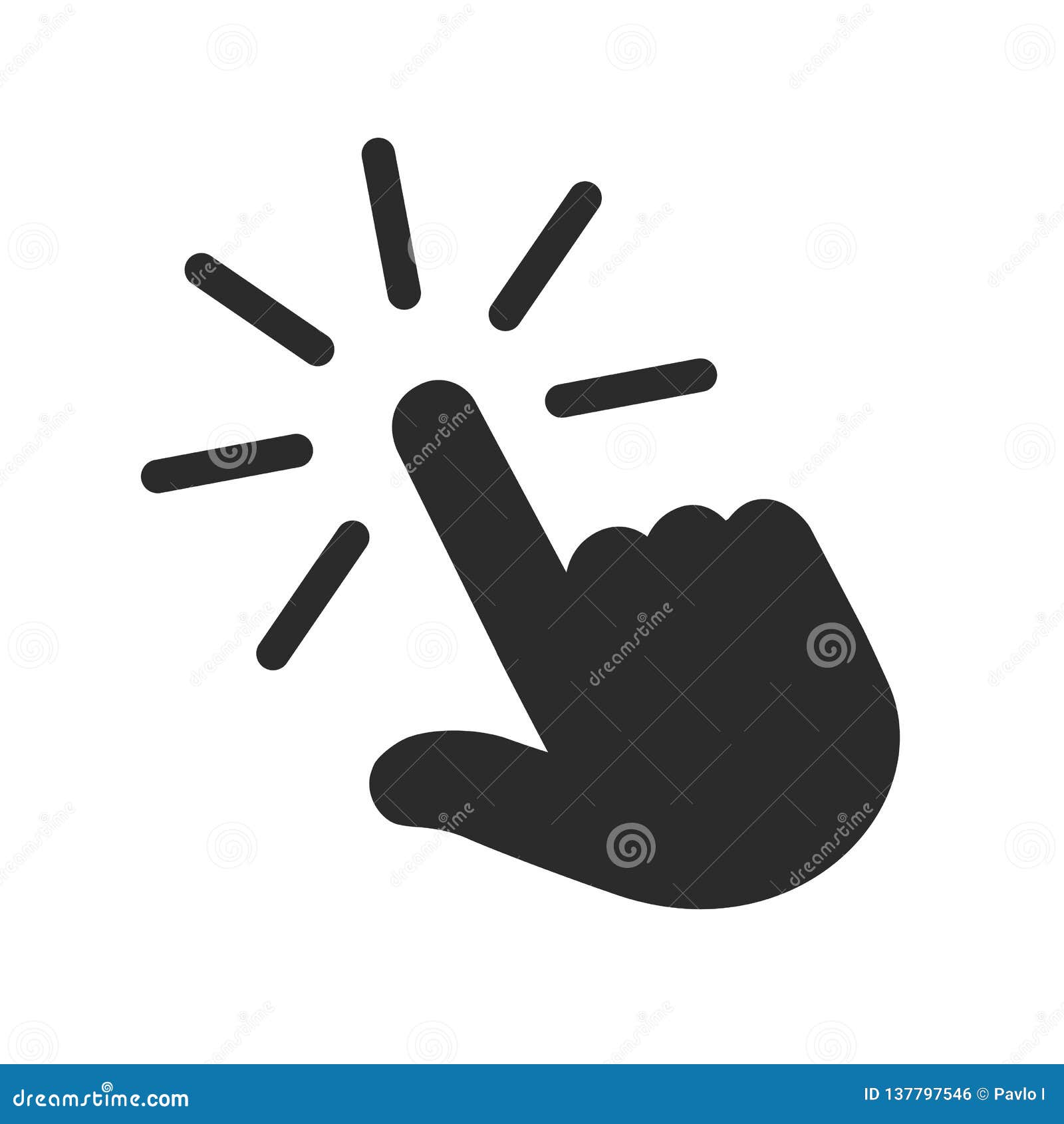 Hand Making Selection Icon Sign â€“ Vector Stock Vector - Illustration ...