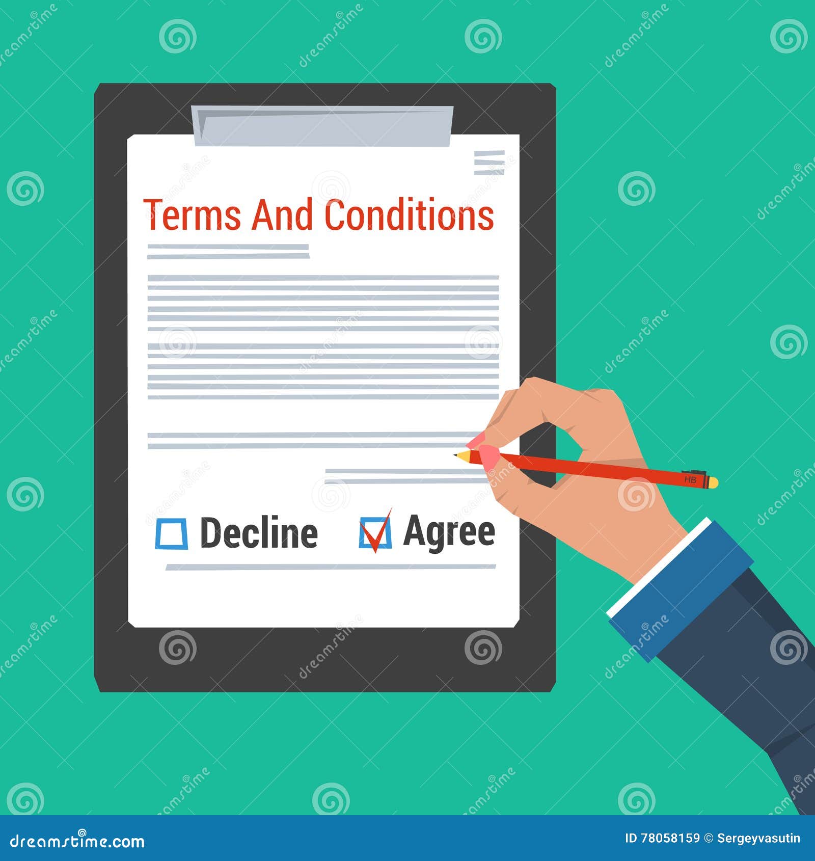 Hand Writing List Business Terms Stock Illustrations – 23 Hand Writing ...