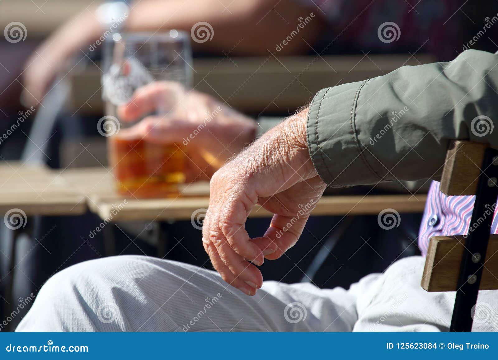 Hand of a Man Drinking Beer Stock Photo - Image of party, alcohol ...