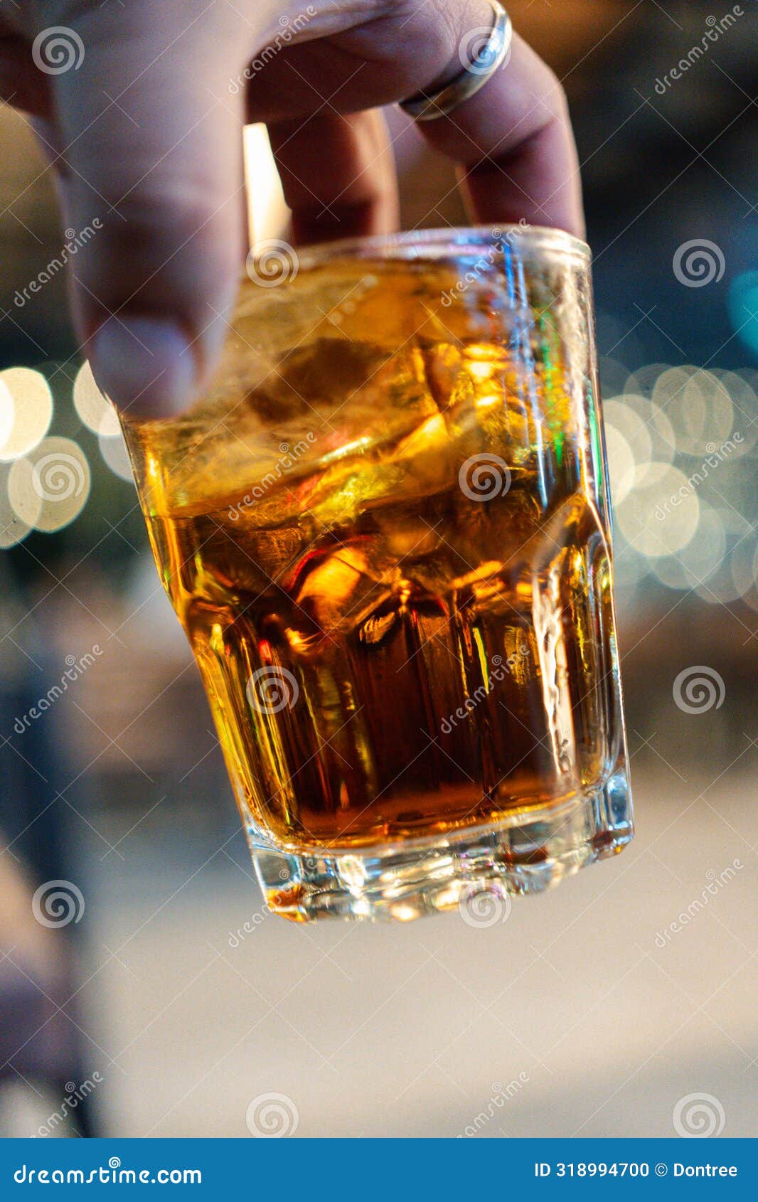Hand of Man Holding Alcoholic Drink Stock Photo - Image of addiction ...