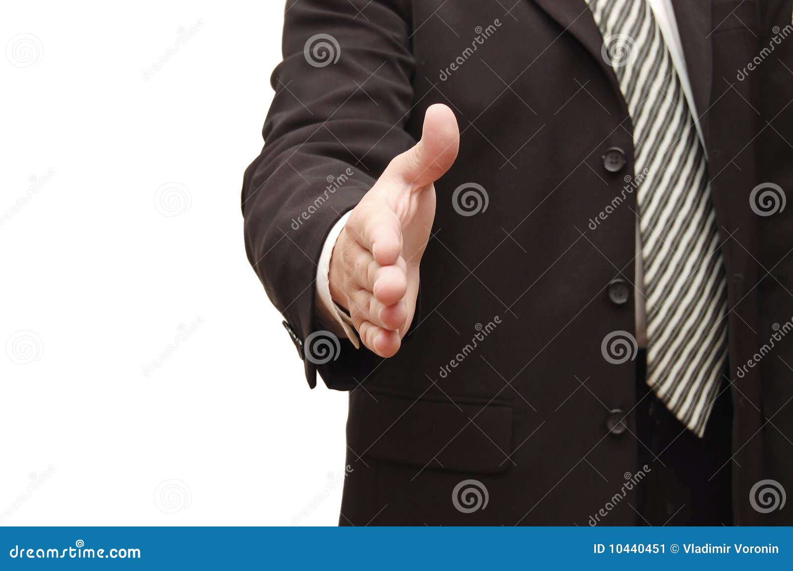 Hand of Man Ready for Handshake Stock Image - Image of kind ...