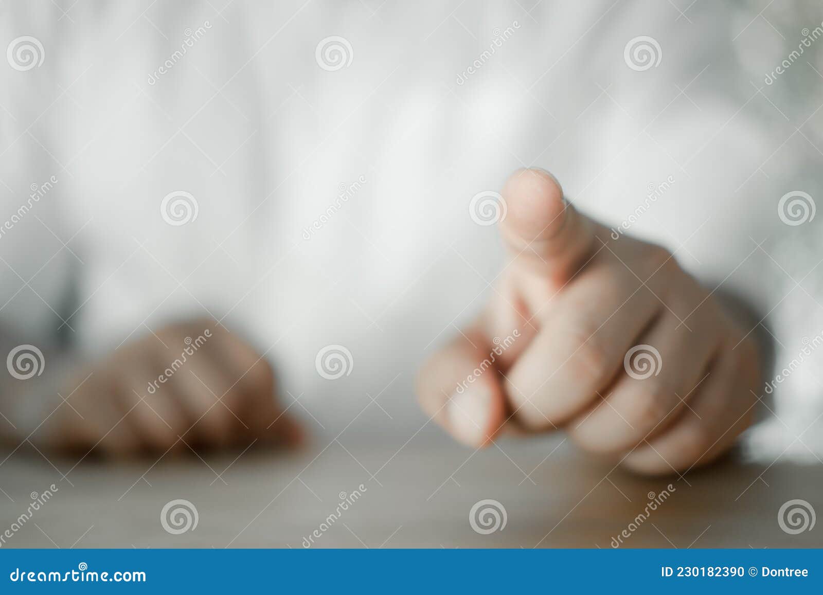 Hand Man Showing Index Finger Stock Photo - Image of button, occupation ...