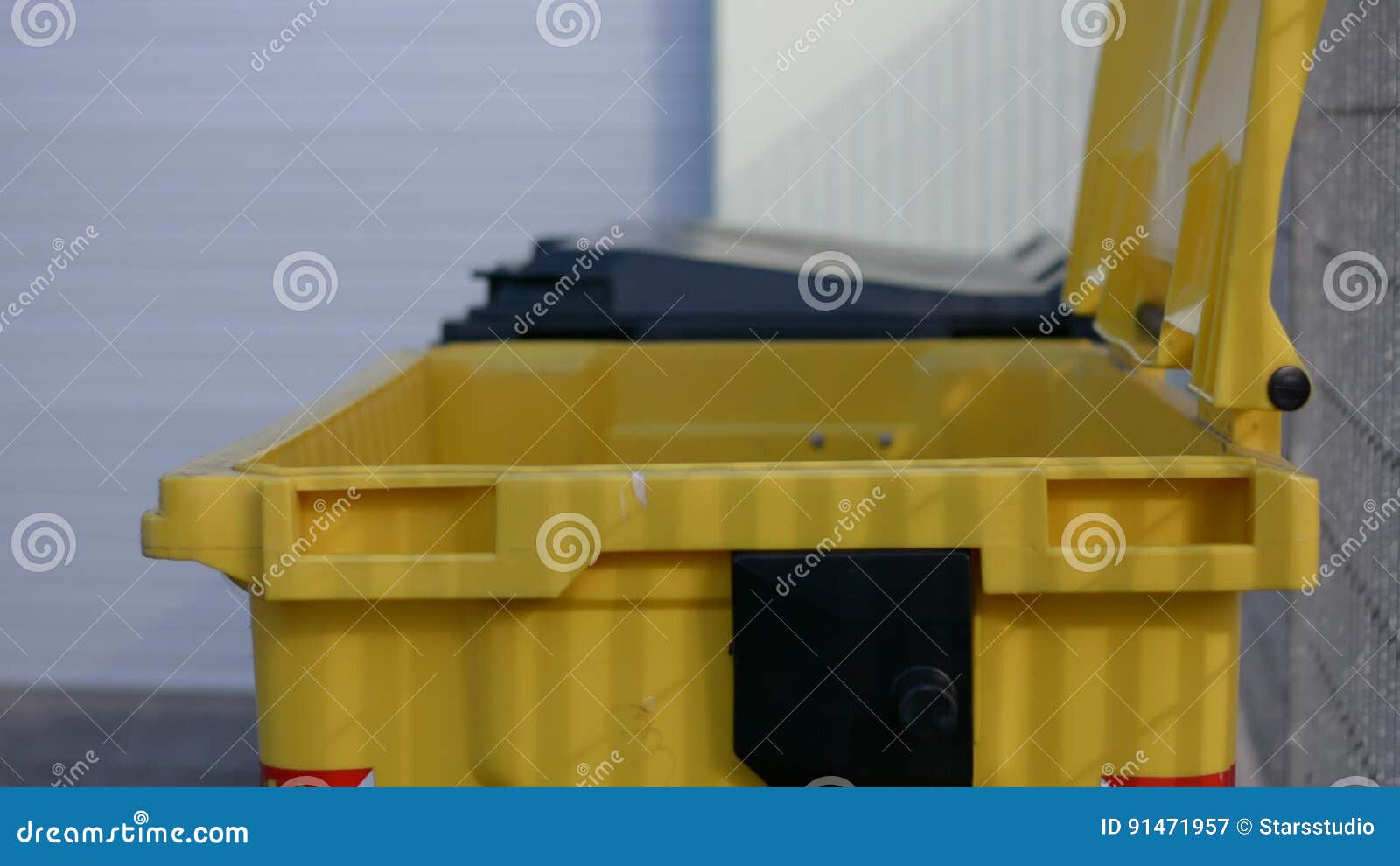 Hand of Man Throwing Away Small Cardboard Box Stock Video - Video of ...