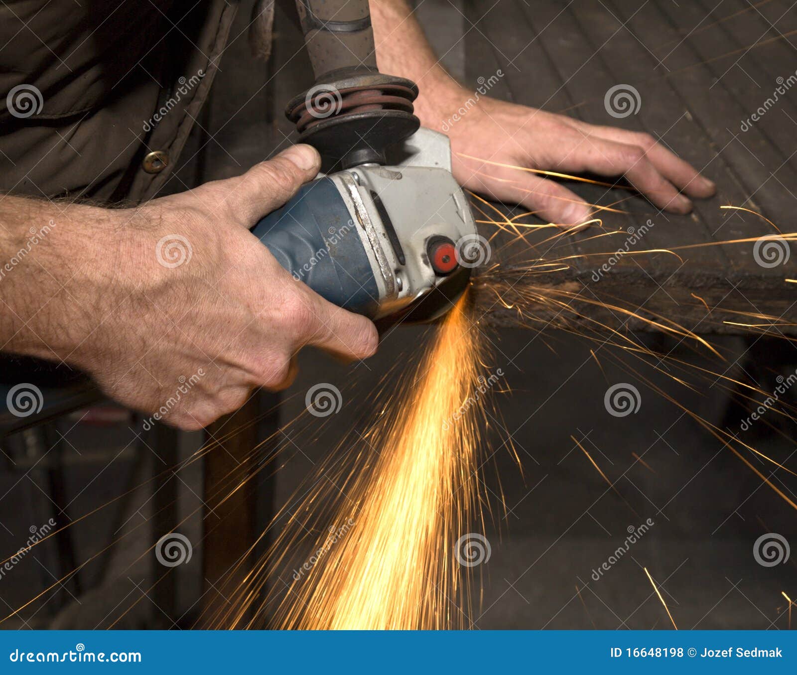 Hand of man by the work stock photo. Image of forgeman - 16648198