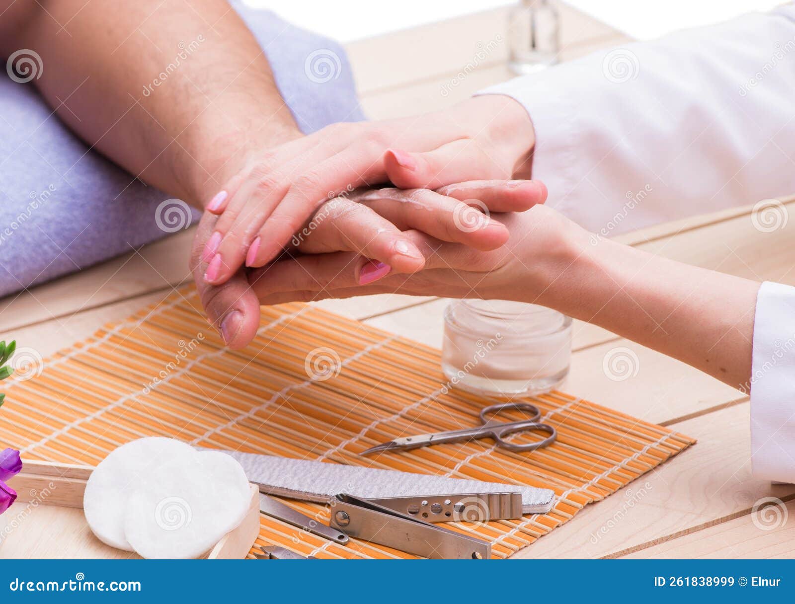 Hand Manicure Concept for Man Stock Image - Image of metrosexual ...