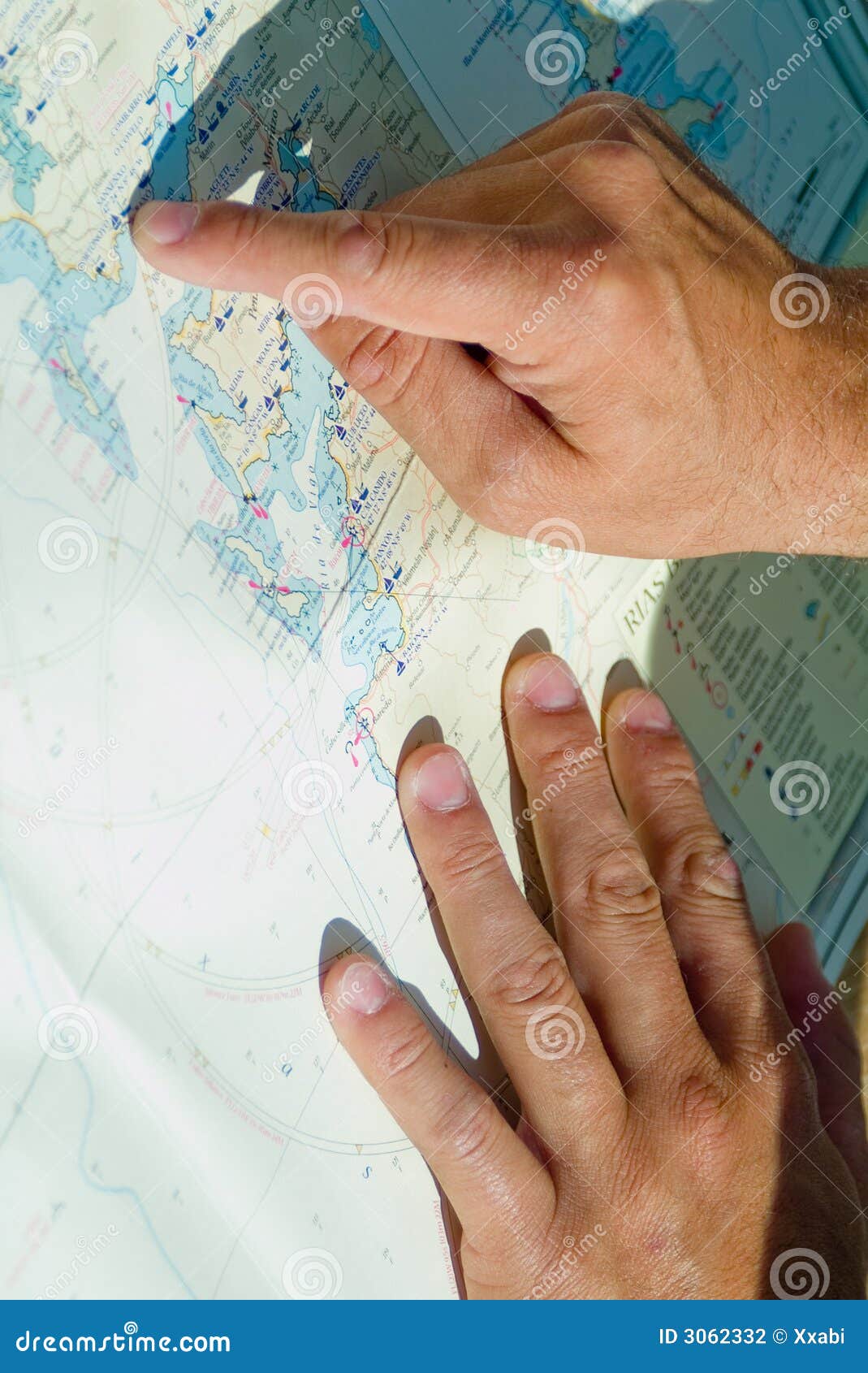 Hand and map stock photo. Image of travel, hand, cartography - 3062332