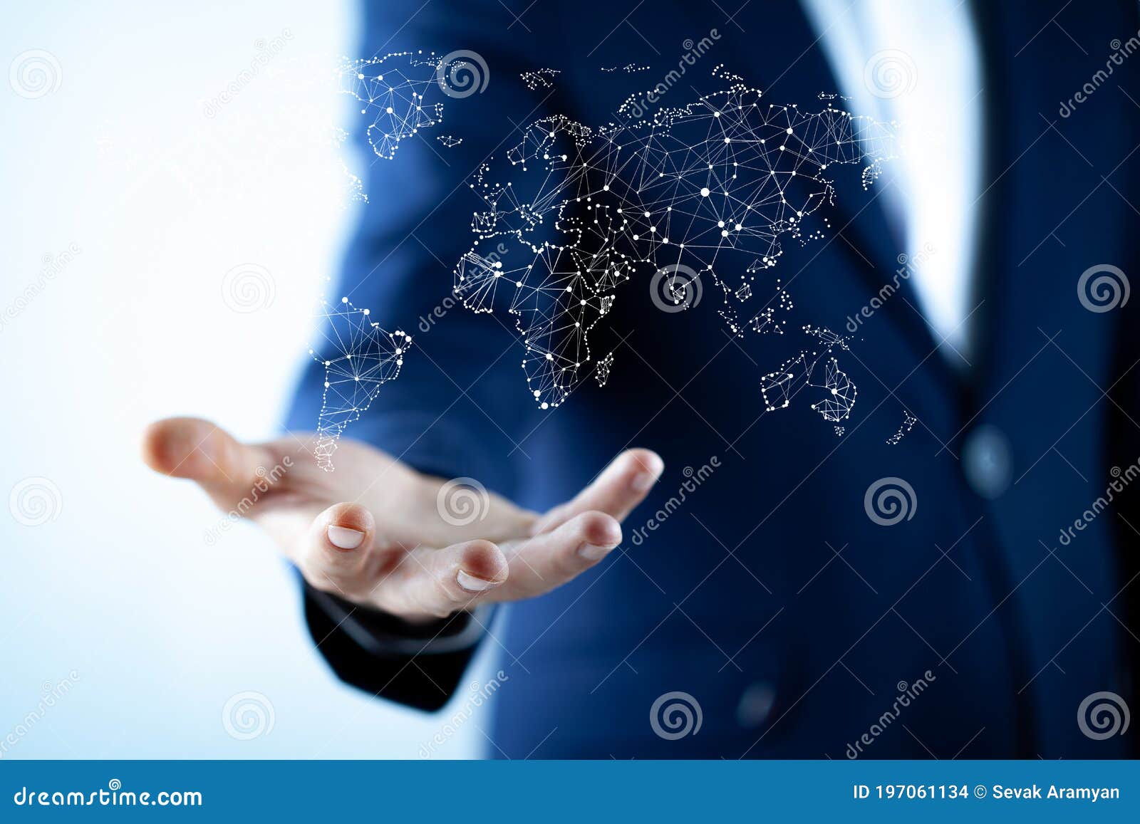 Hand map in screen stock photo. Image of digital, businessman - 197061134