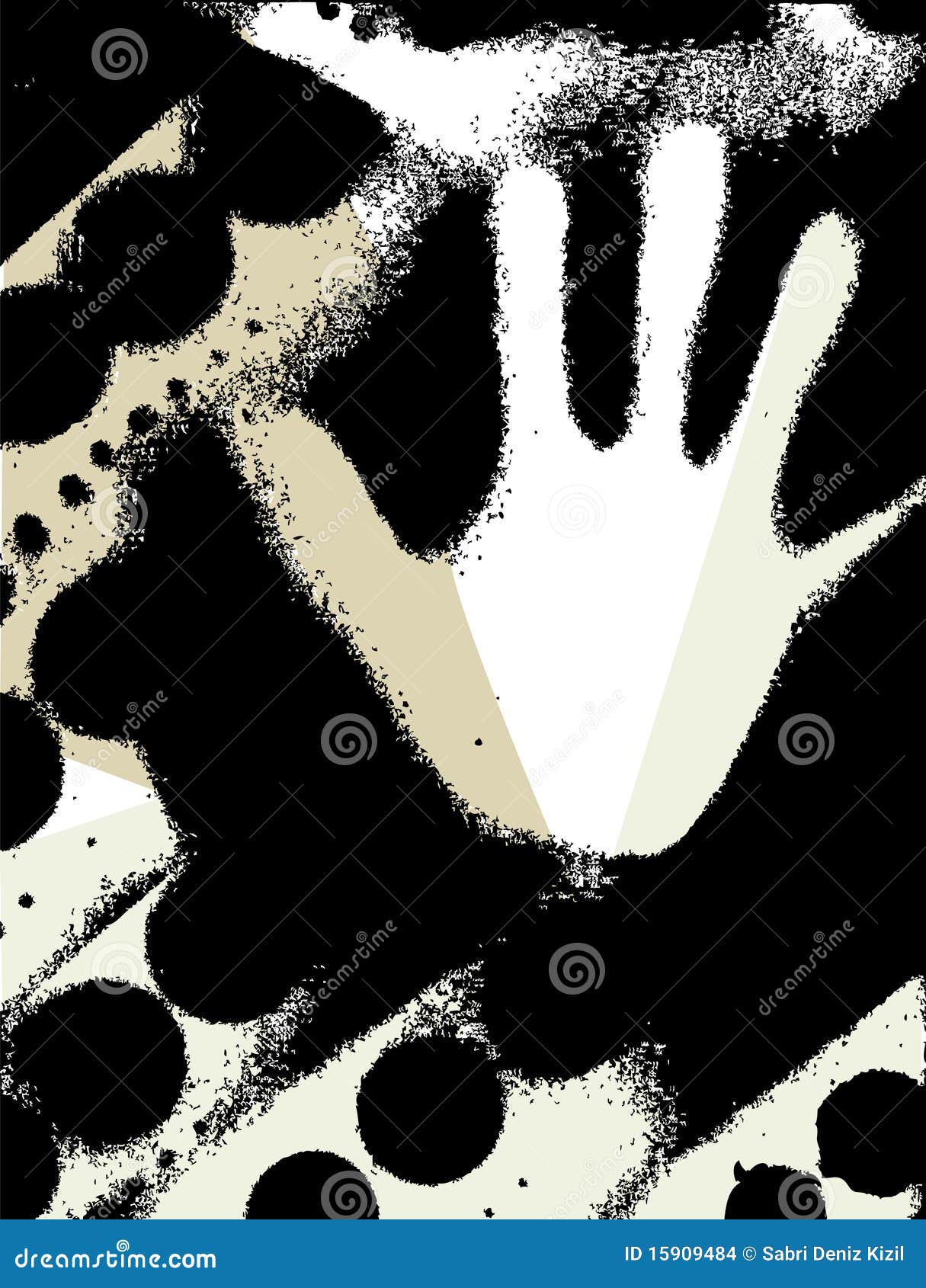 Hand mark vector stock vector. Illustration of fingerprint - 15909484