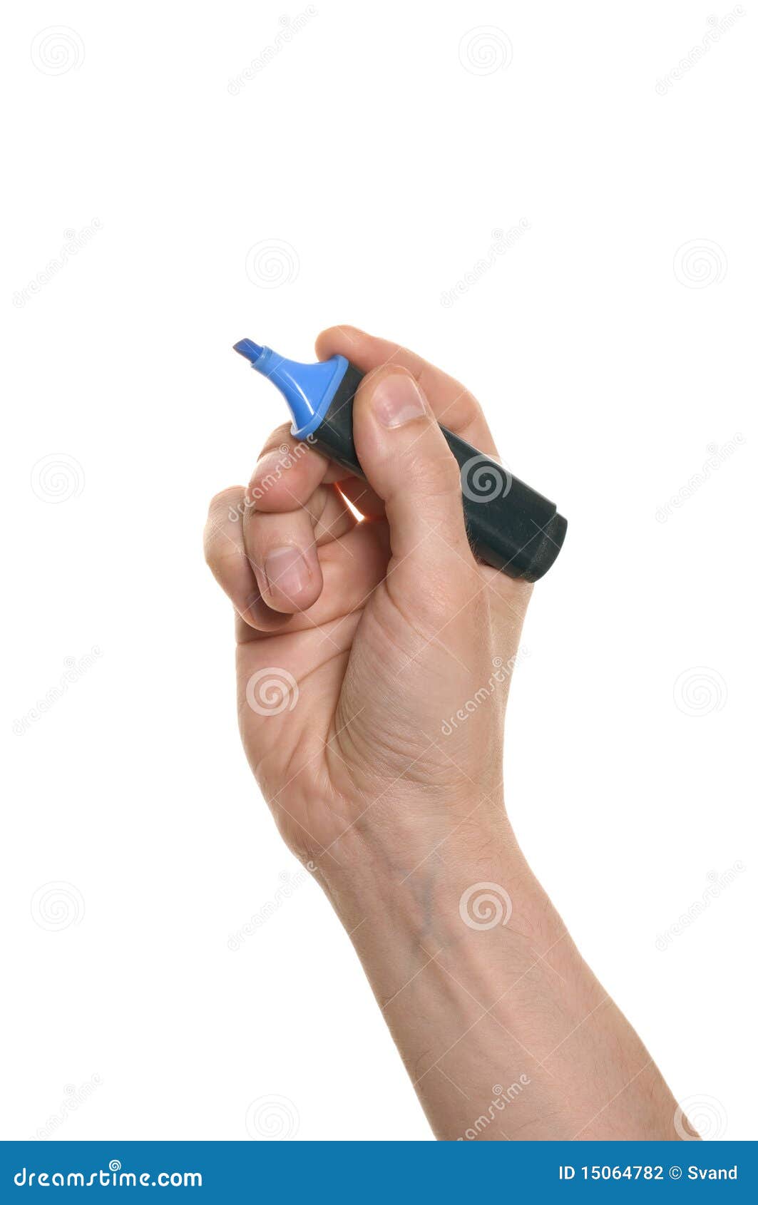 Hand with a marker stock photo. Image of finger, assortment - 15064782