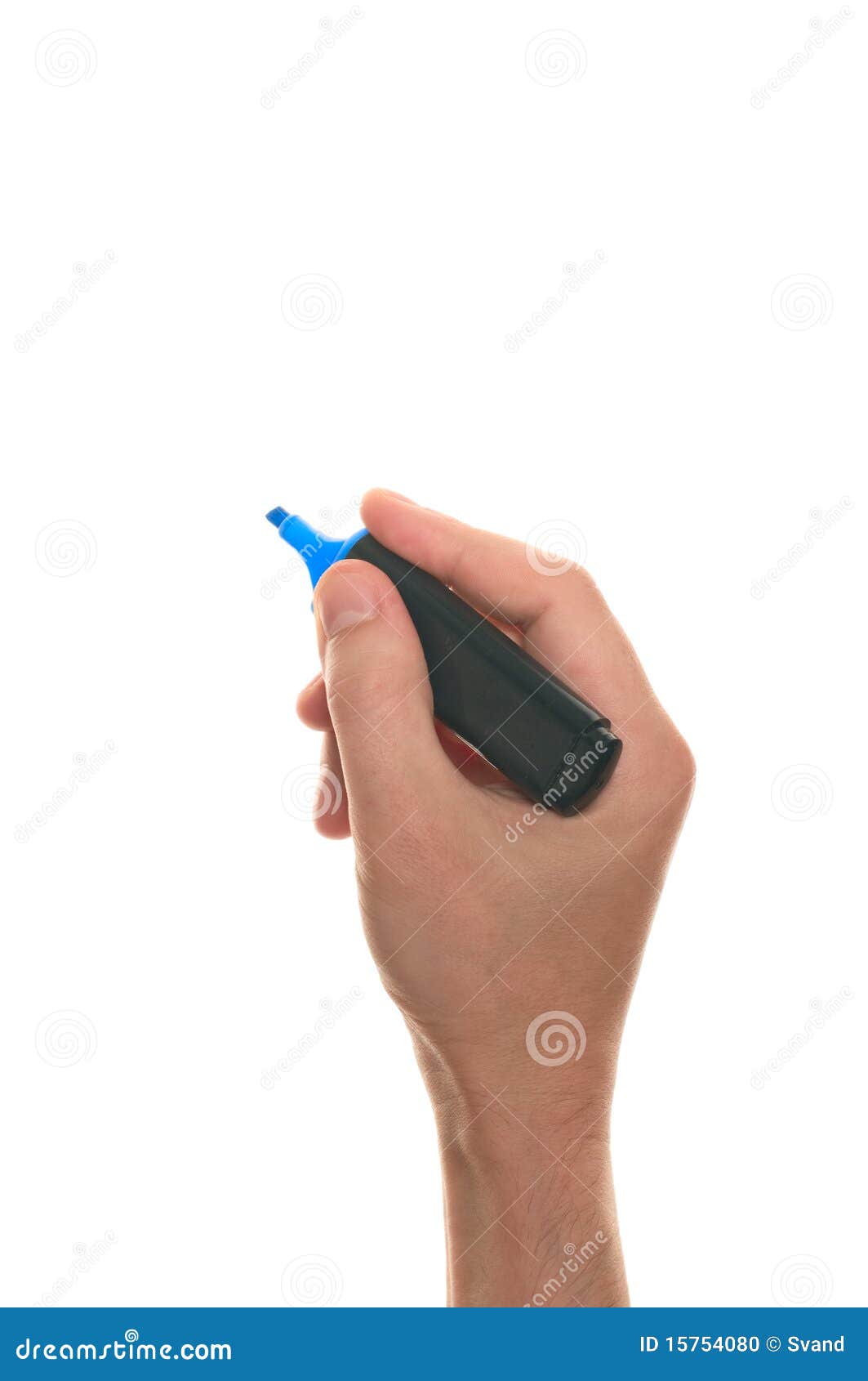 Hand with a marker stock photo. Image of risks, variety - 15754080