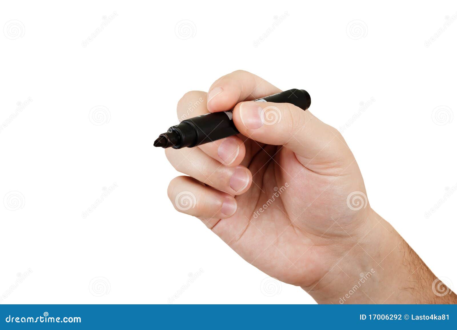 Hand with a marker stock photo. Image of variety, pink - 17006292