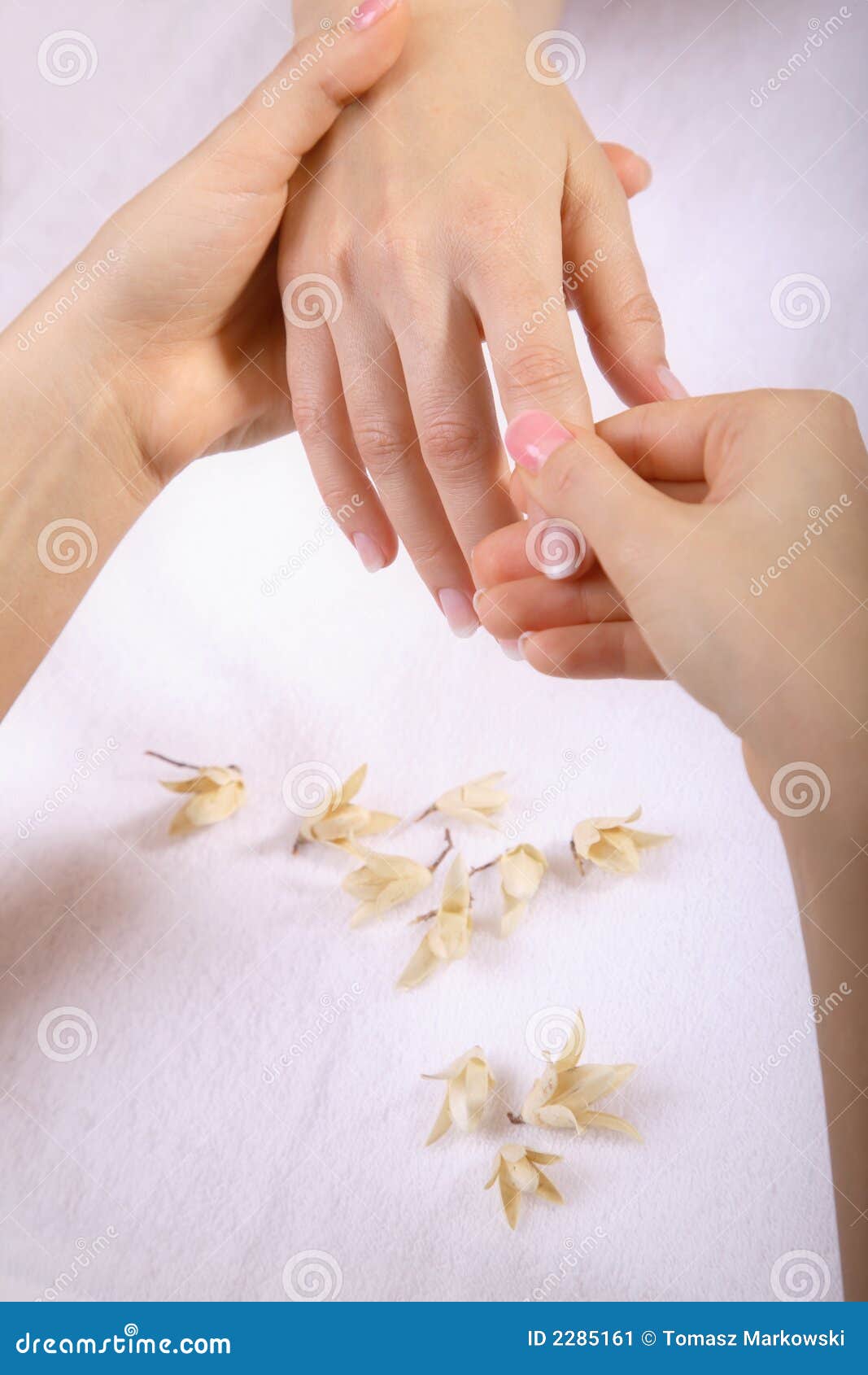 Hand massage stock image. Image of pleasurable, touching - 2285161
