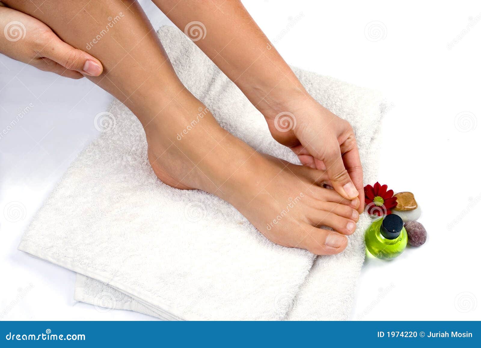 Hand massaging toes stock photo. Image of acupressure - 1974220