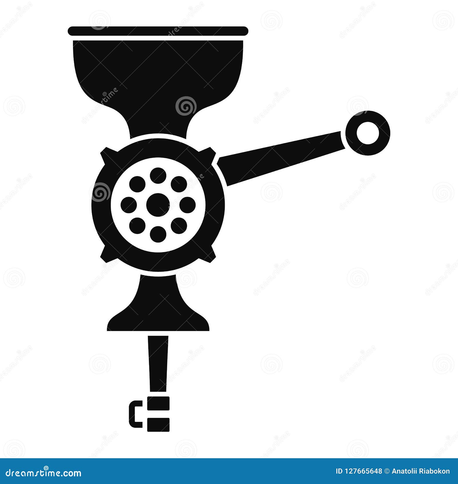 Hand Meat Grinder Icon, Simple Style Stock Vector - Illustration of ...
