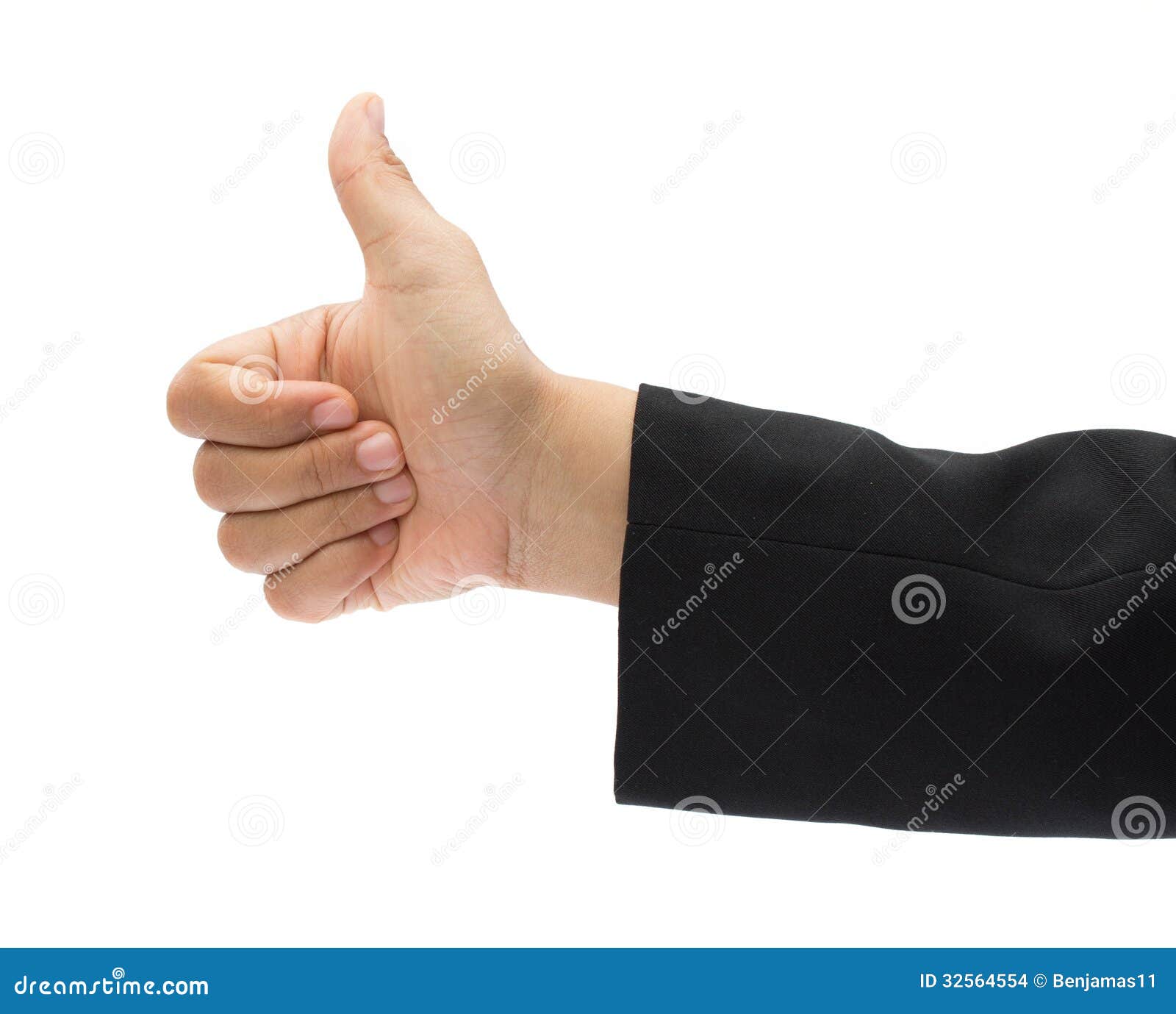 Hand med tummen upp arkivfoto. Bild av formellt, spänning - 32564554