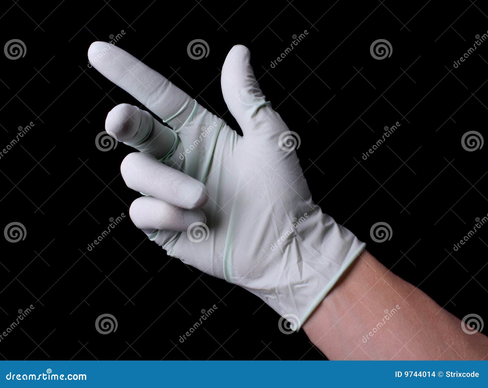 Hand in medical glove stock photo. Image of ideas, human - 9744014