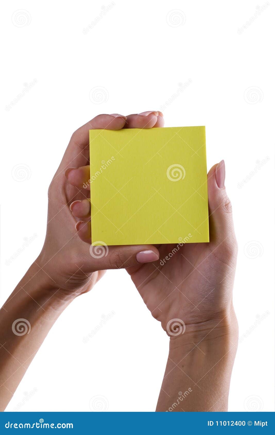 Hand and memo stock photo. Image of bulletinboard, note - 11012400