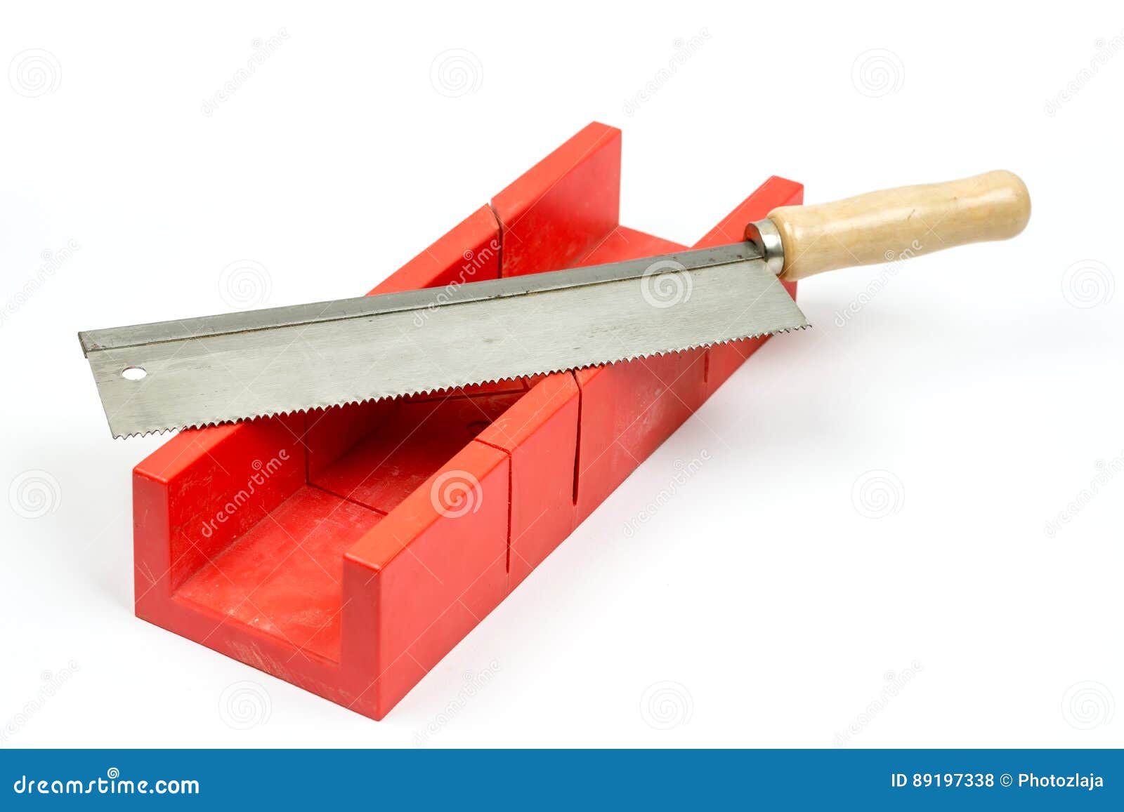 Hand Metal Saw Isolated Over White Background Stock Photo - Image of ...