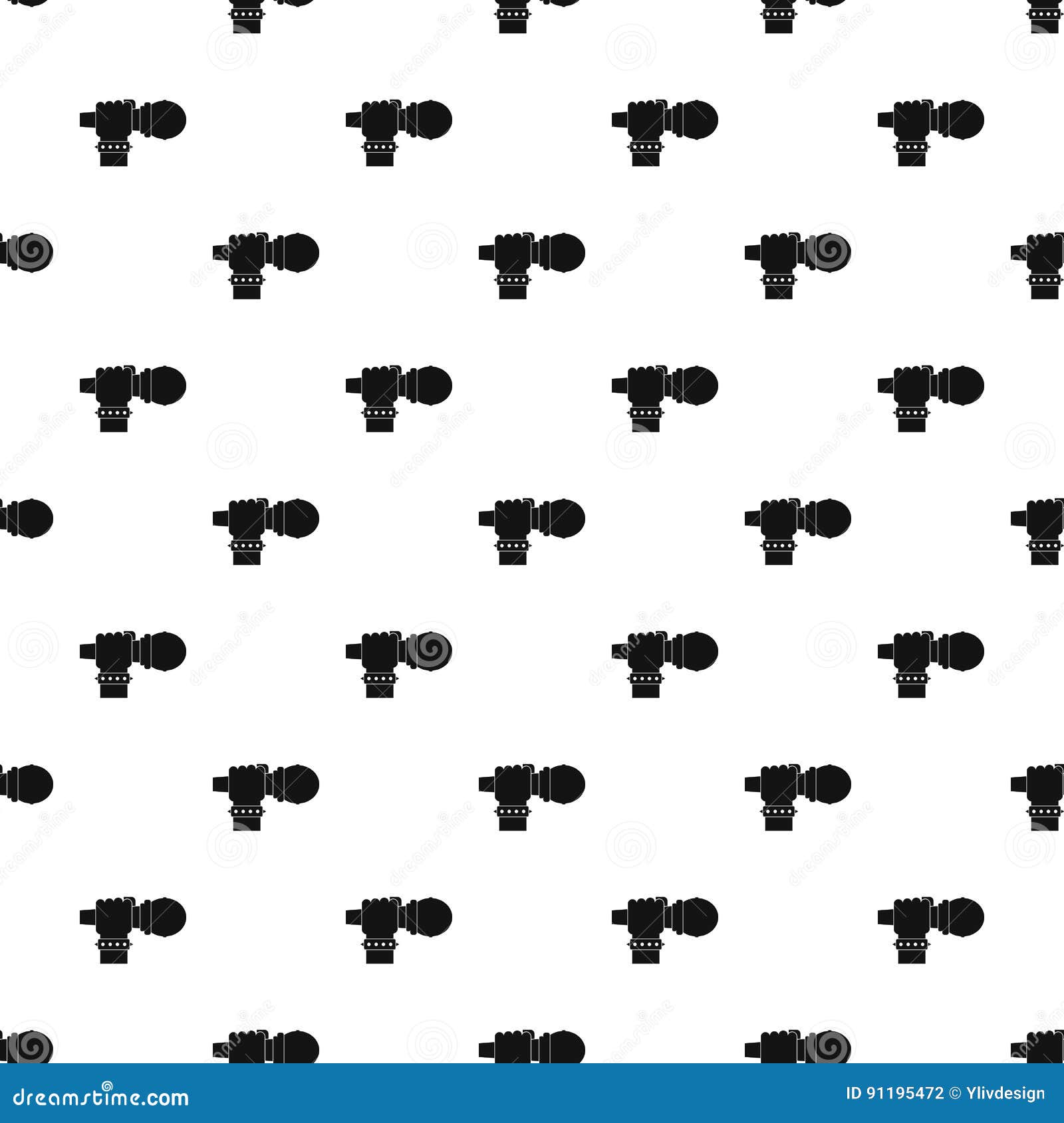 Hand Microphone Pattern Vector Stock Vector - Illustration of repeating ...