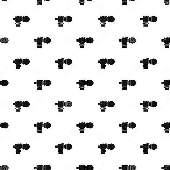 Hand Microphone Pattern Vector Stock Vector - Illustration of repeating ...