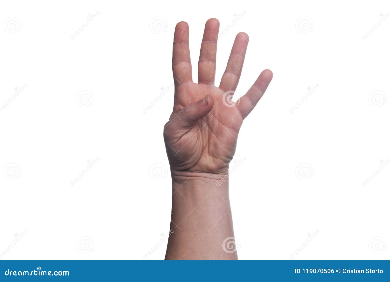 Hand Mimic Shaka Sign Hang Loose Isolated Stock Image | CartoonDealer ...