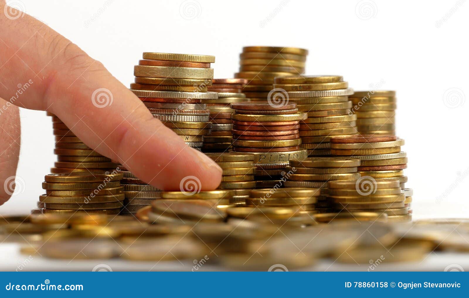 Hand Mimic Numbers Isolated On White Background Royalty-Free Stock ...