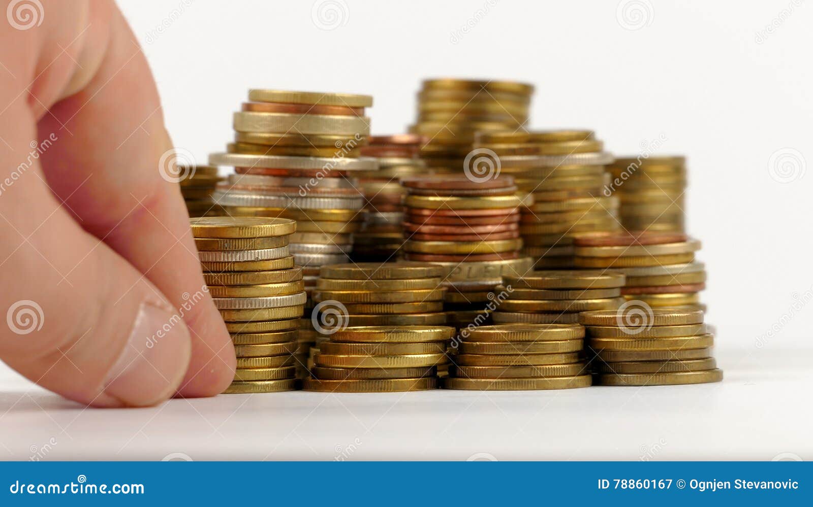 Hand Mimic Numbers Isolated On White Background Royalty-Free Stock ...