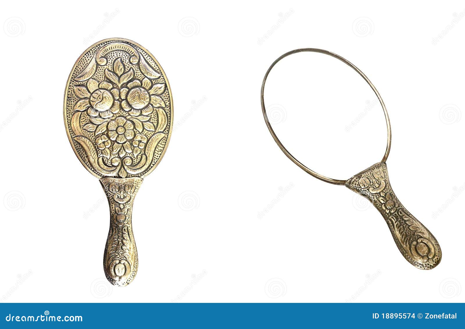 Hand Mirror stock photo. Image of fashioned, metal, glass - 18895574