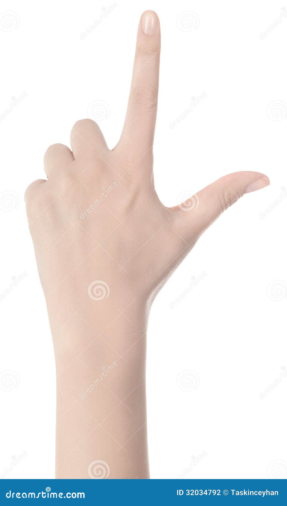 Hand mit dem Zeigefinger stockfoto. Bild von karosserie - 32034792