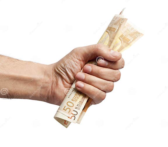 Hand mit Geld stockbild. Bild von austausch, investition - 23469187