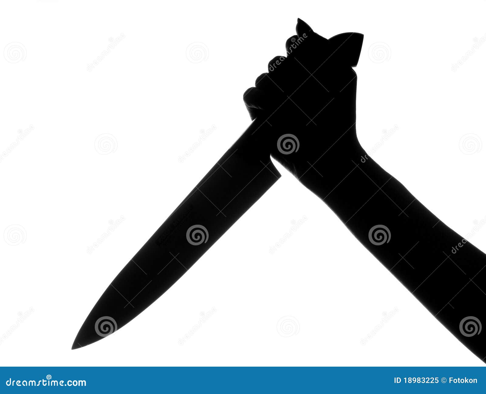 Hand mit Messer stockbild. Bild von ermordung, griff - 18983225