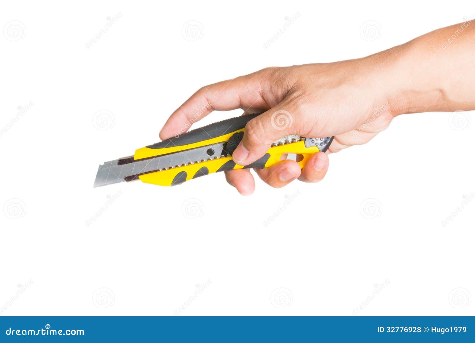 Hand Mit Messer Sharped Schneider Stockfoto - Bild von scherblock ...
