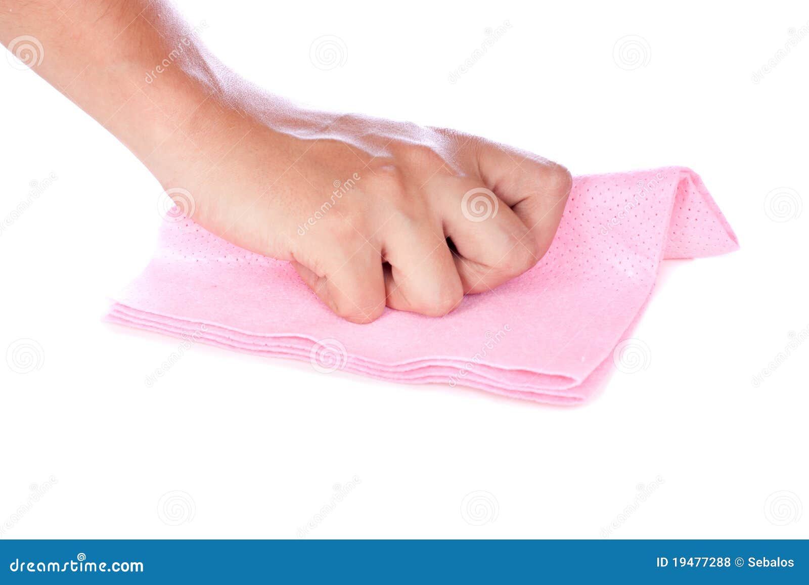 Hand mit sauberem Lappen stockfoto. Bild von hausarbeit - 19477288