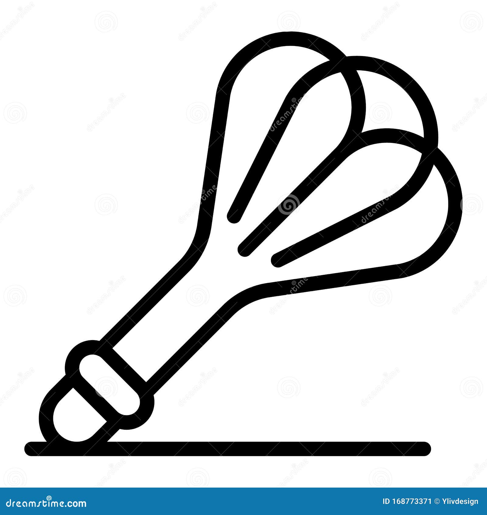 Hand Mixer Icon, Outline Style Stock Vector - Illustration of equipment ...