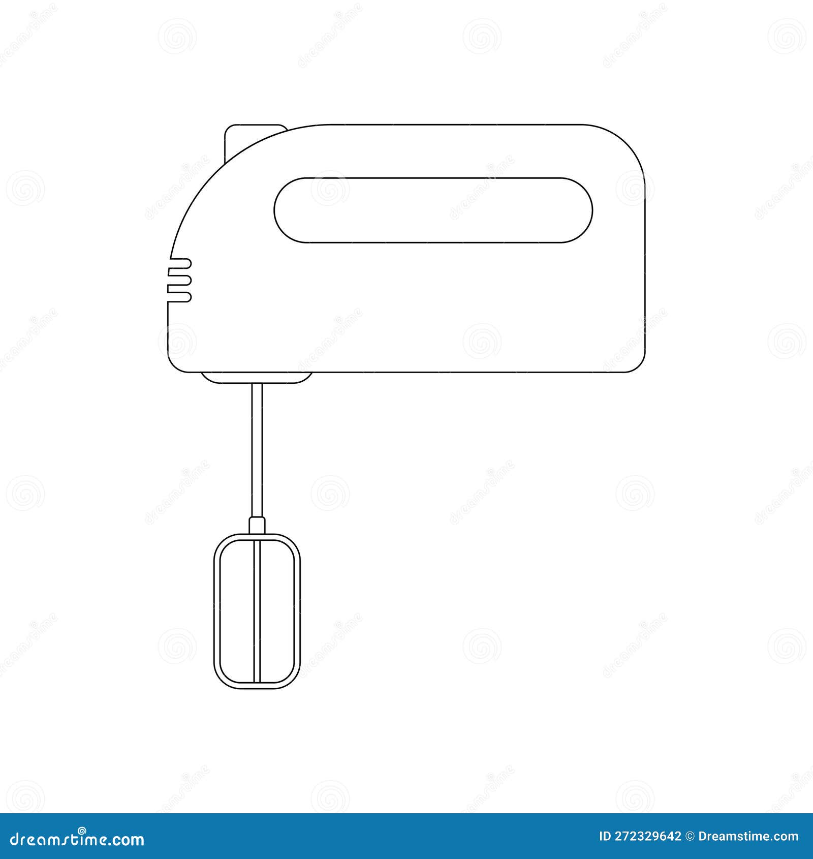 Hand mixer icon vector stock illustration. Illustration of food - 272329642