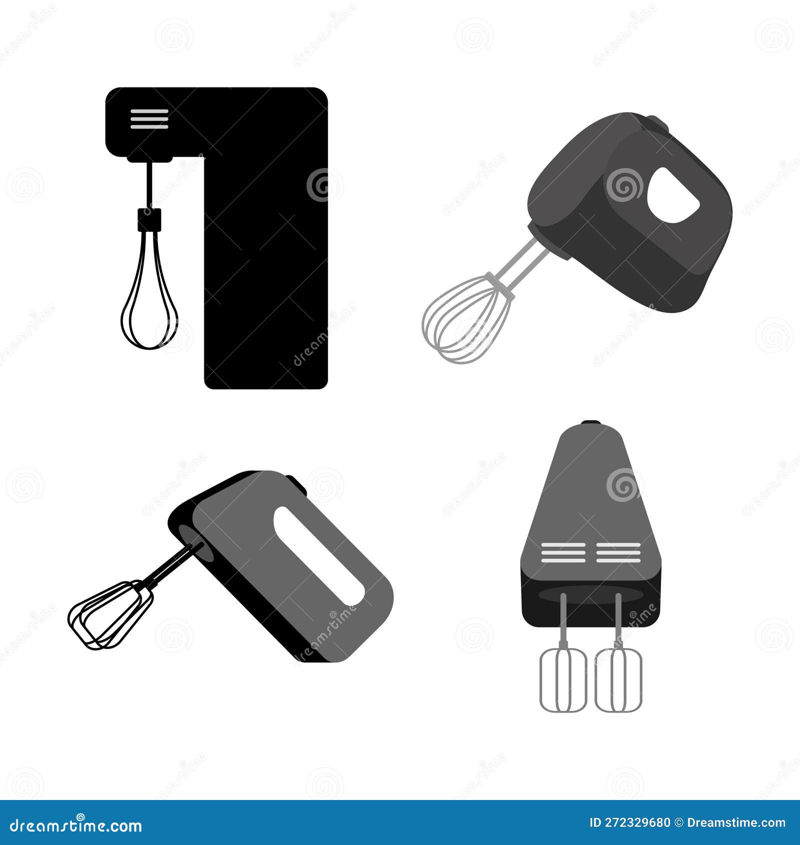 Hand mixer icon vector stock illustration. Illustration of technology ...