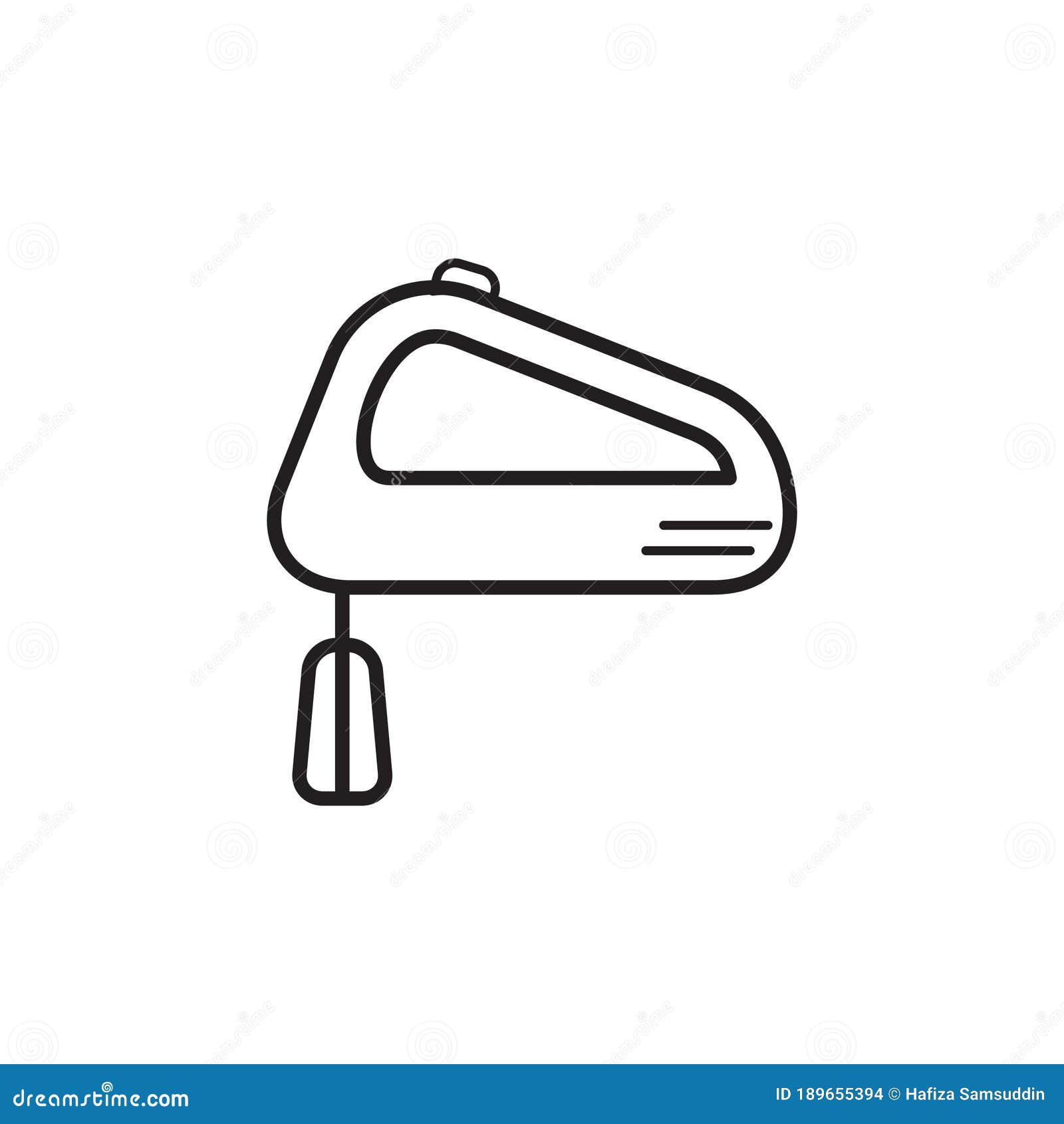 Hand Mixer. Vector Illustration Decorative Design Stock Vector ...