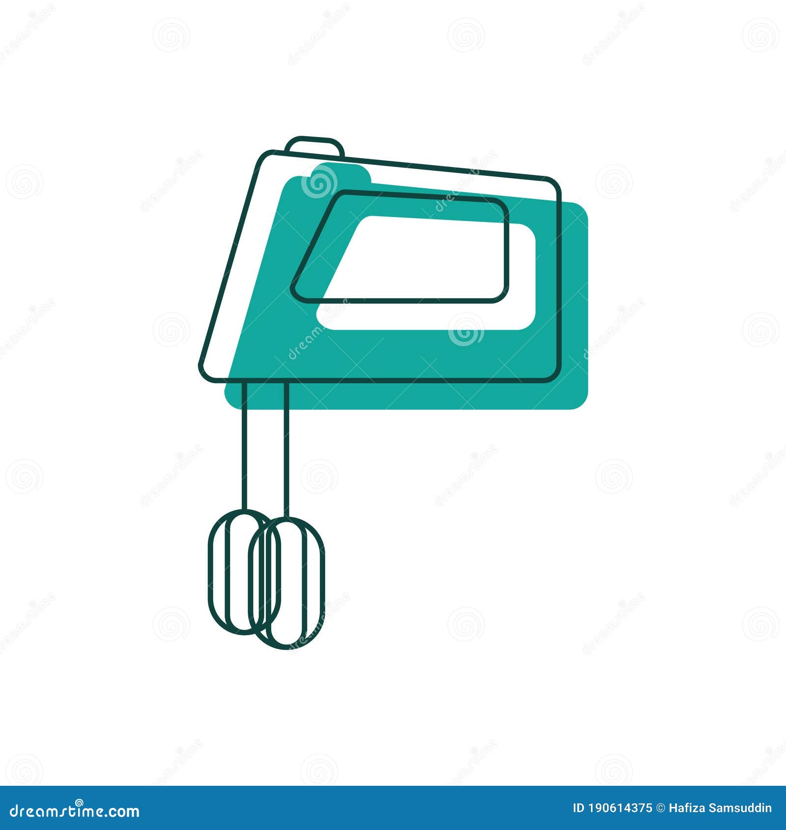 Hand Mixer. Vector Illustration Decorative Design Stock Vector ...