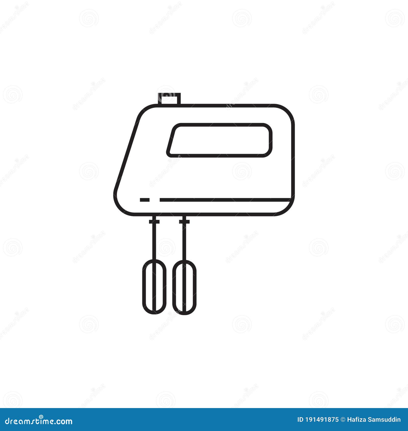 Hand Mixer. Vector Illustration Decorative Design Stock Vector ...