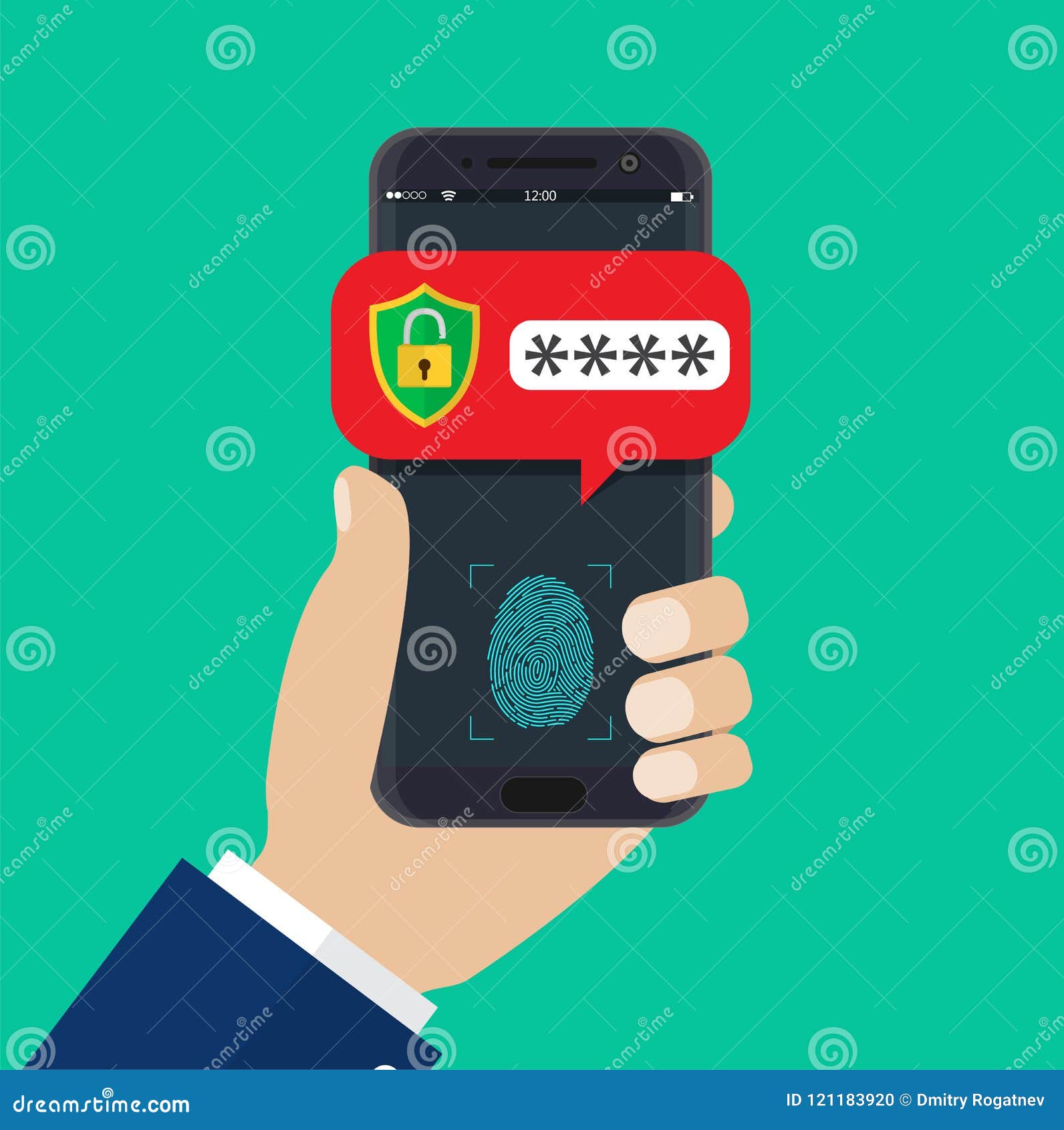 Hand with Mobile Phone Unlocked Stock Vector - Illustration of hold ... Hand with Mobile Phone Unlocked Stock Vector - Illustration of hold ...