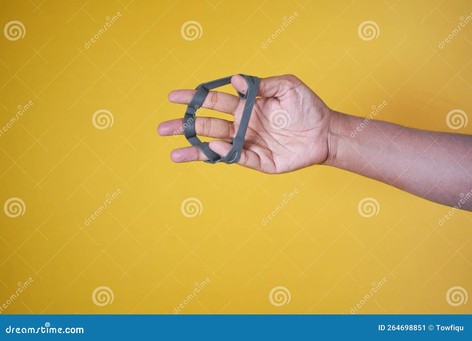 Hand Mobility Exercise Finger and Hand are on Table Stock Image - Image ...