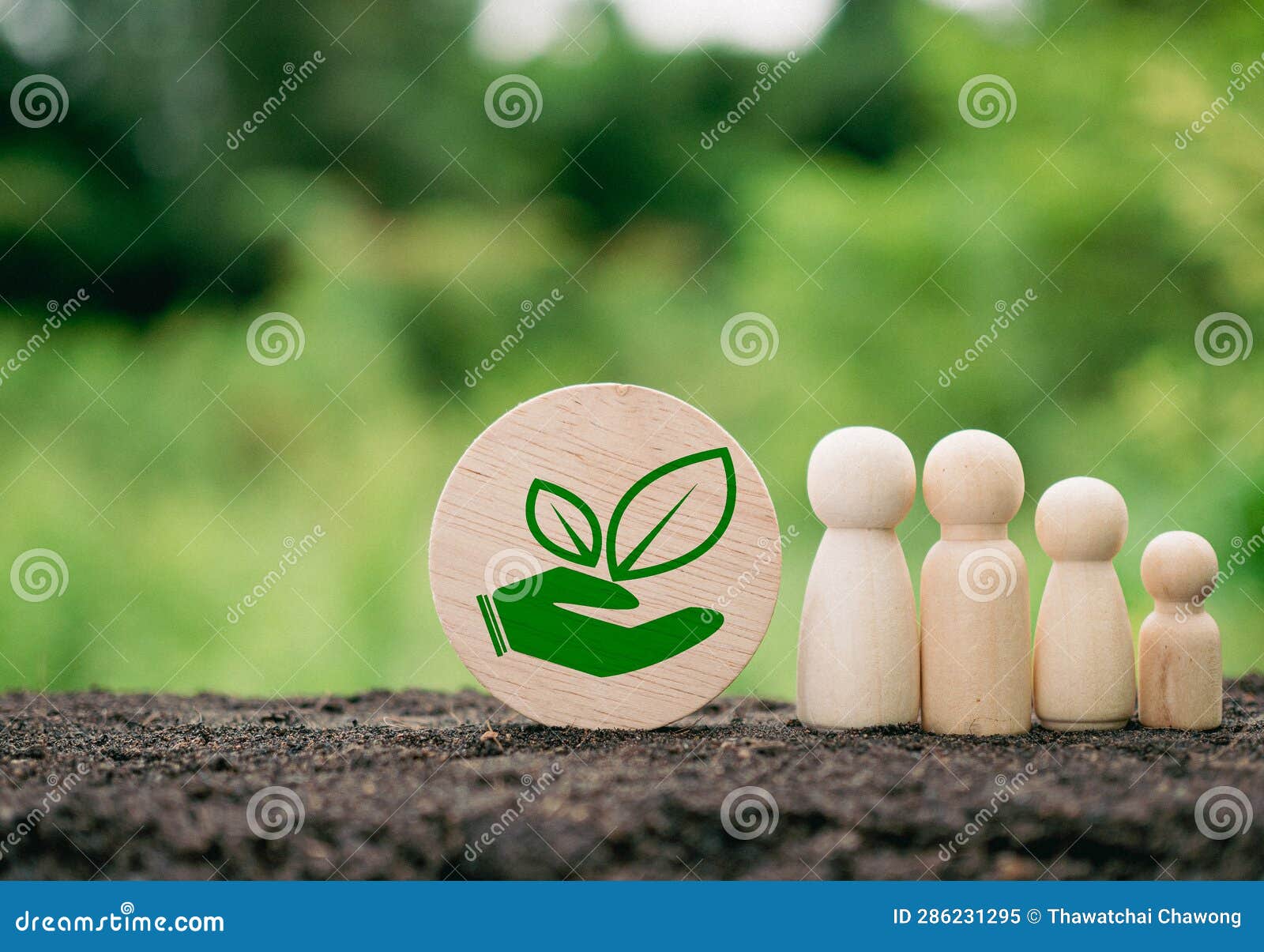 Hand and Model Earth Icon.Representing Helping To Save the Environment ...