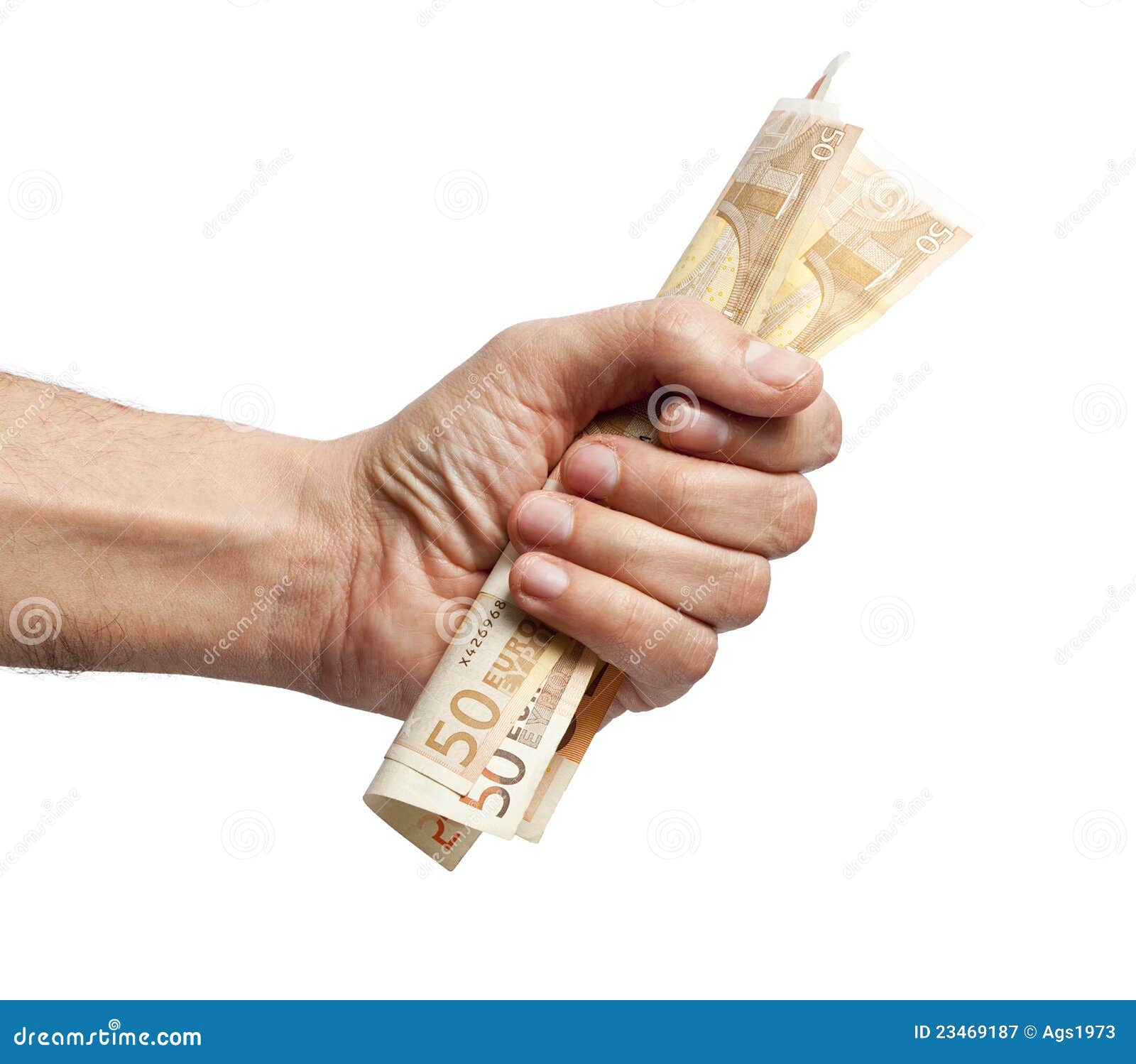 Hand with money stock image. Image of exchange, holding - 23469187