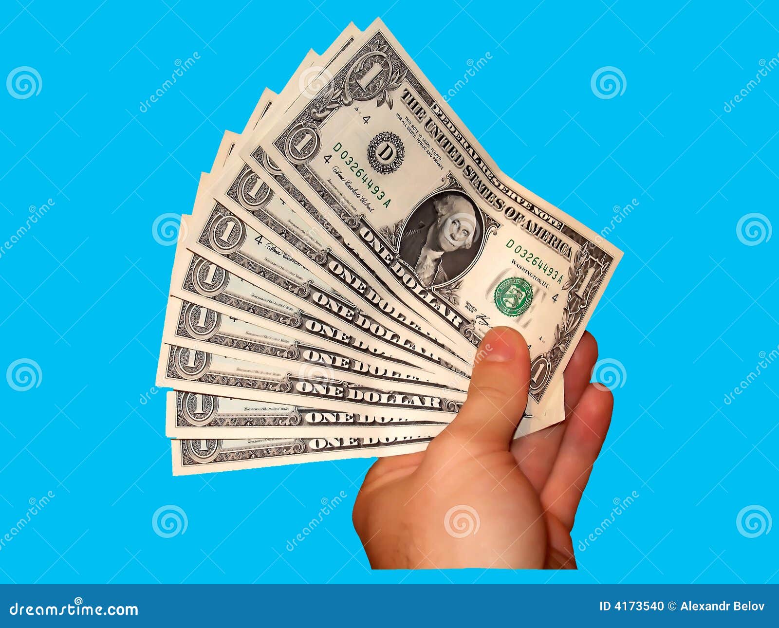 Hand with money stock photo. Image of finger, lottery - 4173540