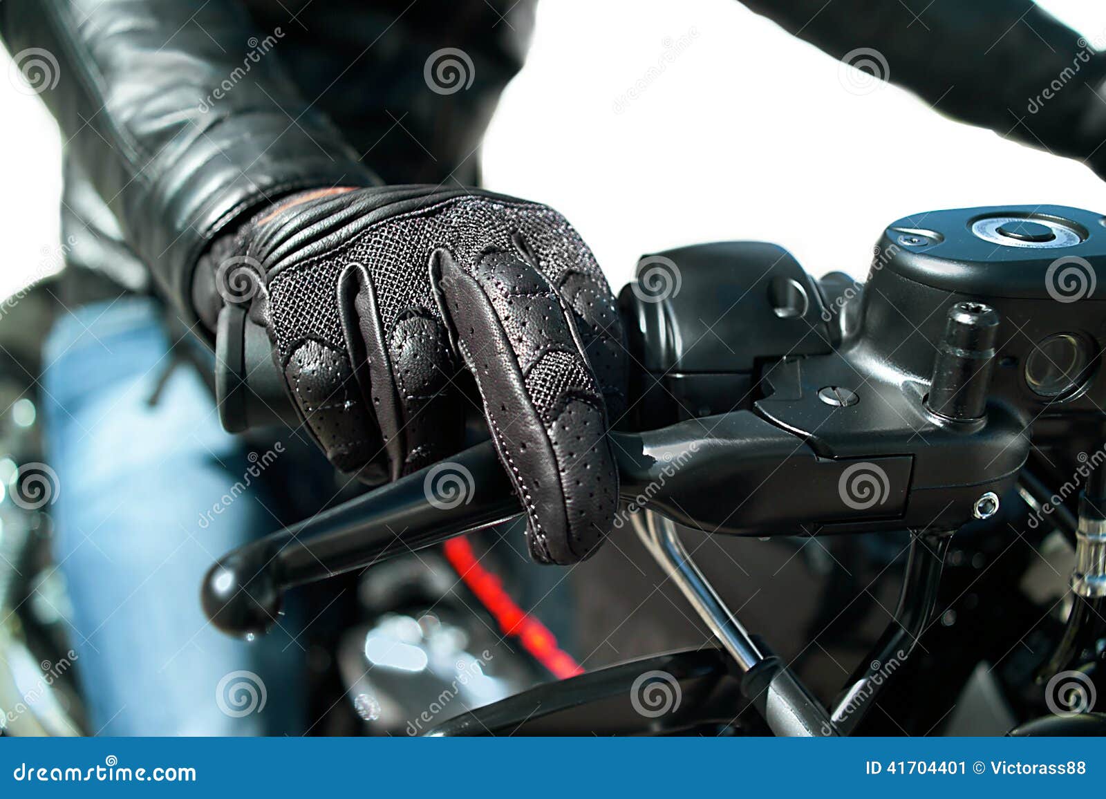 Hand of motorcyclist stock image. Image of motorcyclist - 41704401