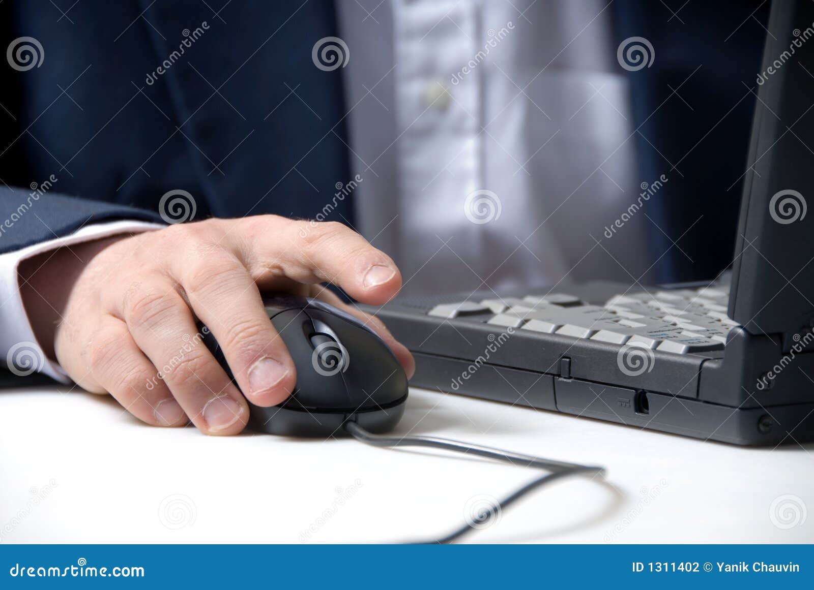 Hand On Mouse Stock Image | CartoonDealer.com #17871127