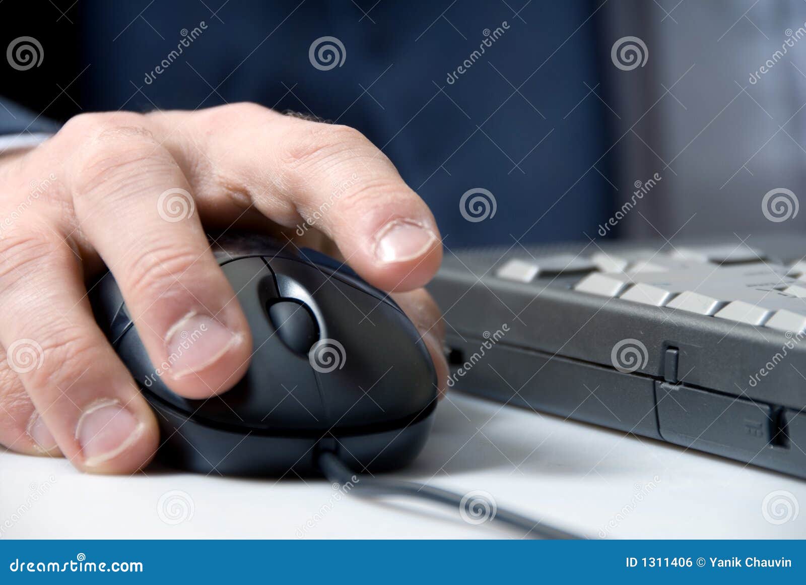 Hand On Mouse Stock Photography | CartoonDealer.com #11686202