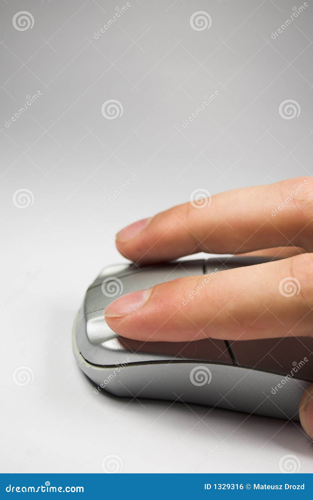 Hand with mouse stock photo. Image of infrared, hardware - 1329316