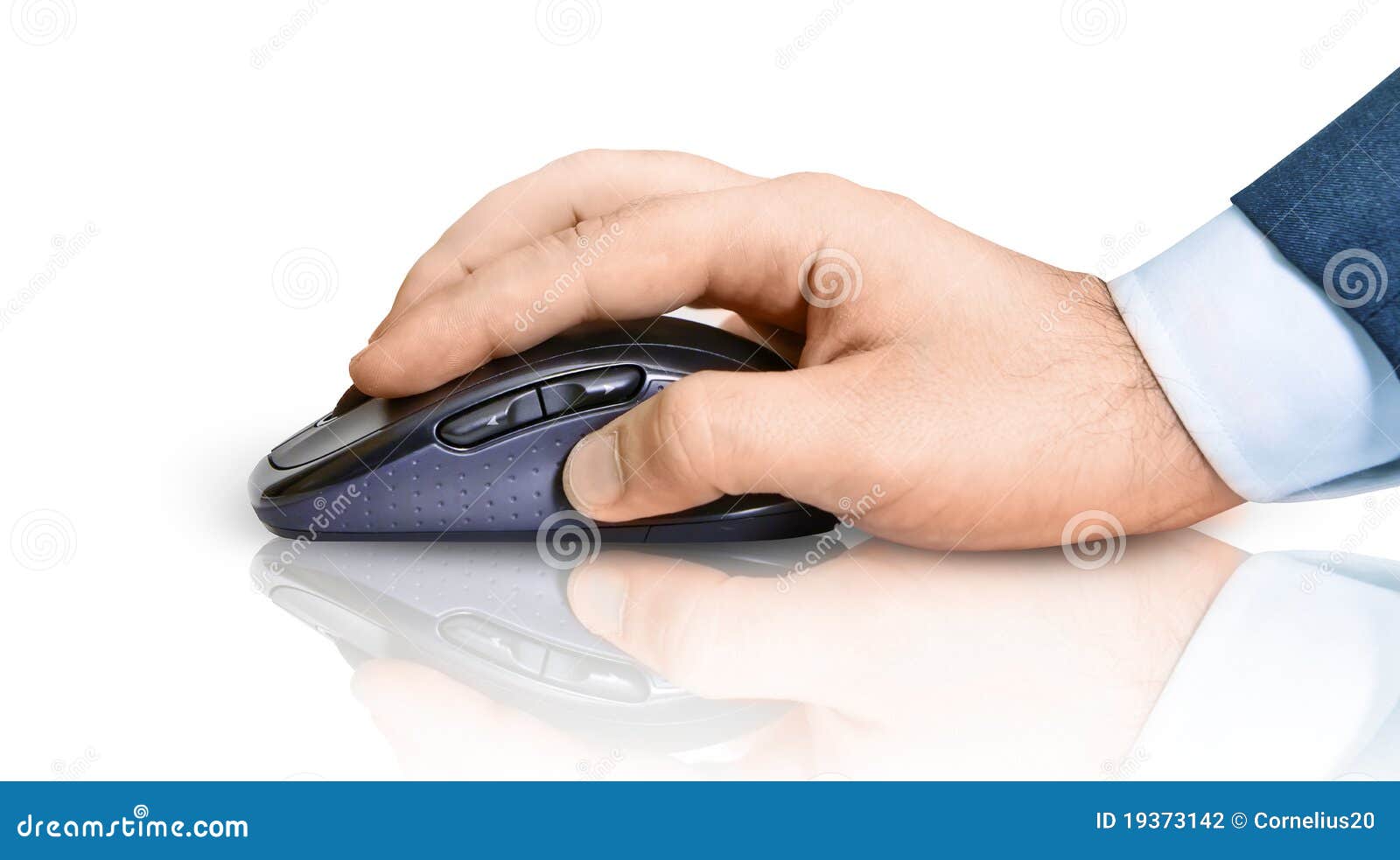 Hand and mouse stock photo. Image of pointing, fingers - 19373142
